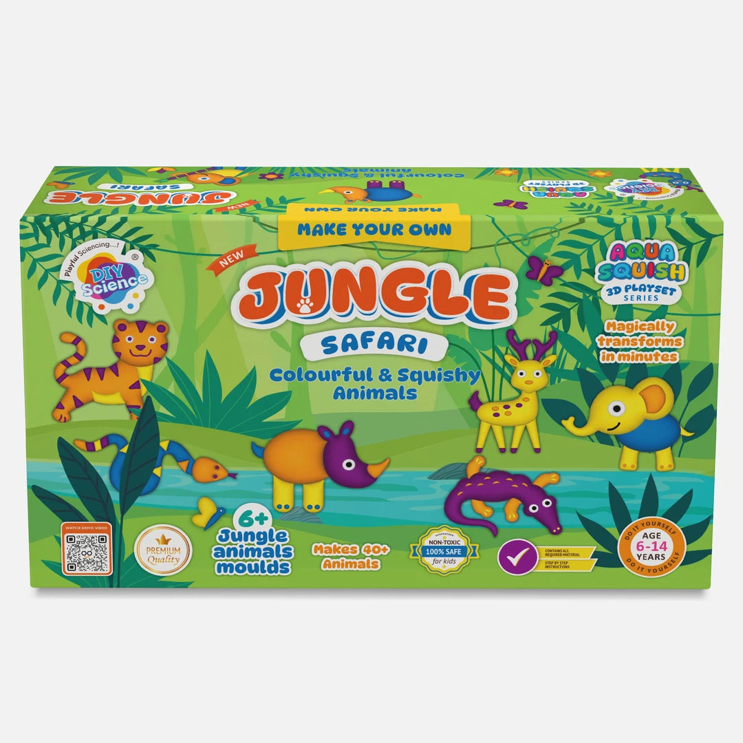 DIYScience® Jungle Safari Aqua Squish Kit – Fun & STEAM Learning ...