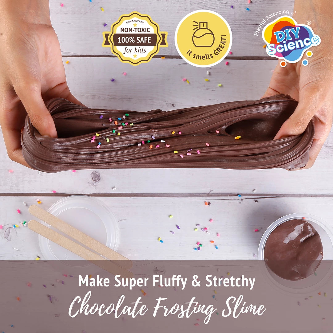 DIYScience® Chocolate Frosting Slime Kit – Fun & Stretchy! – FundooLabs