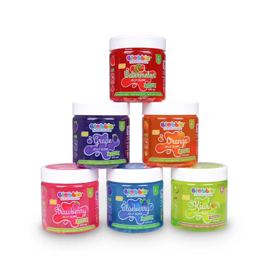 Blobbie® Strawberry Fruit Jelly Slime – Sweet & Mess-Free Fun – FundooLabs