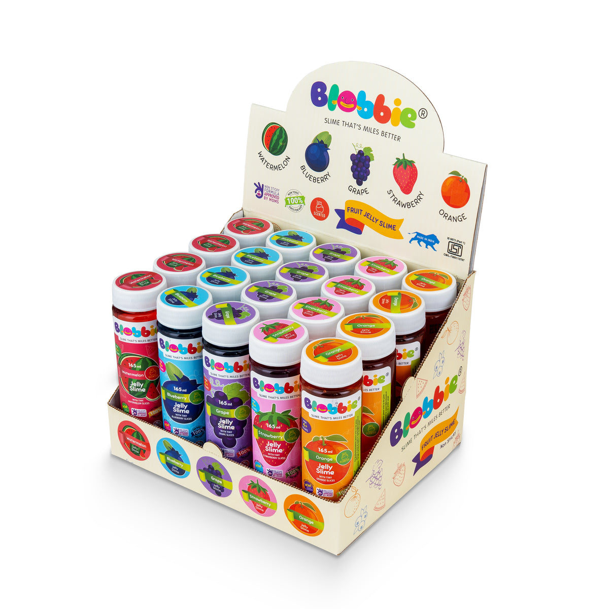 Fruity Fun! Blobbie® Fruit Jelly Slime for Kids – FundooLabs