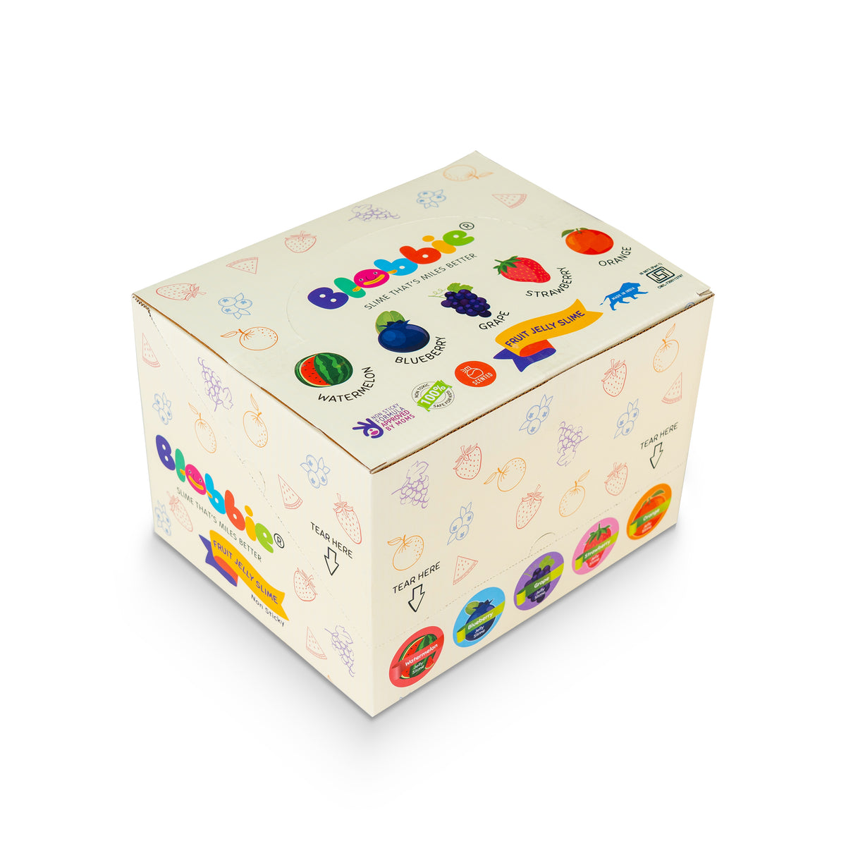 Fruity Fun! Blobbie® Fruit Jelly Slime for Kids – FundooLabs