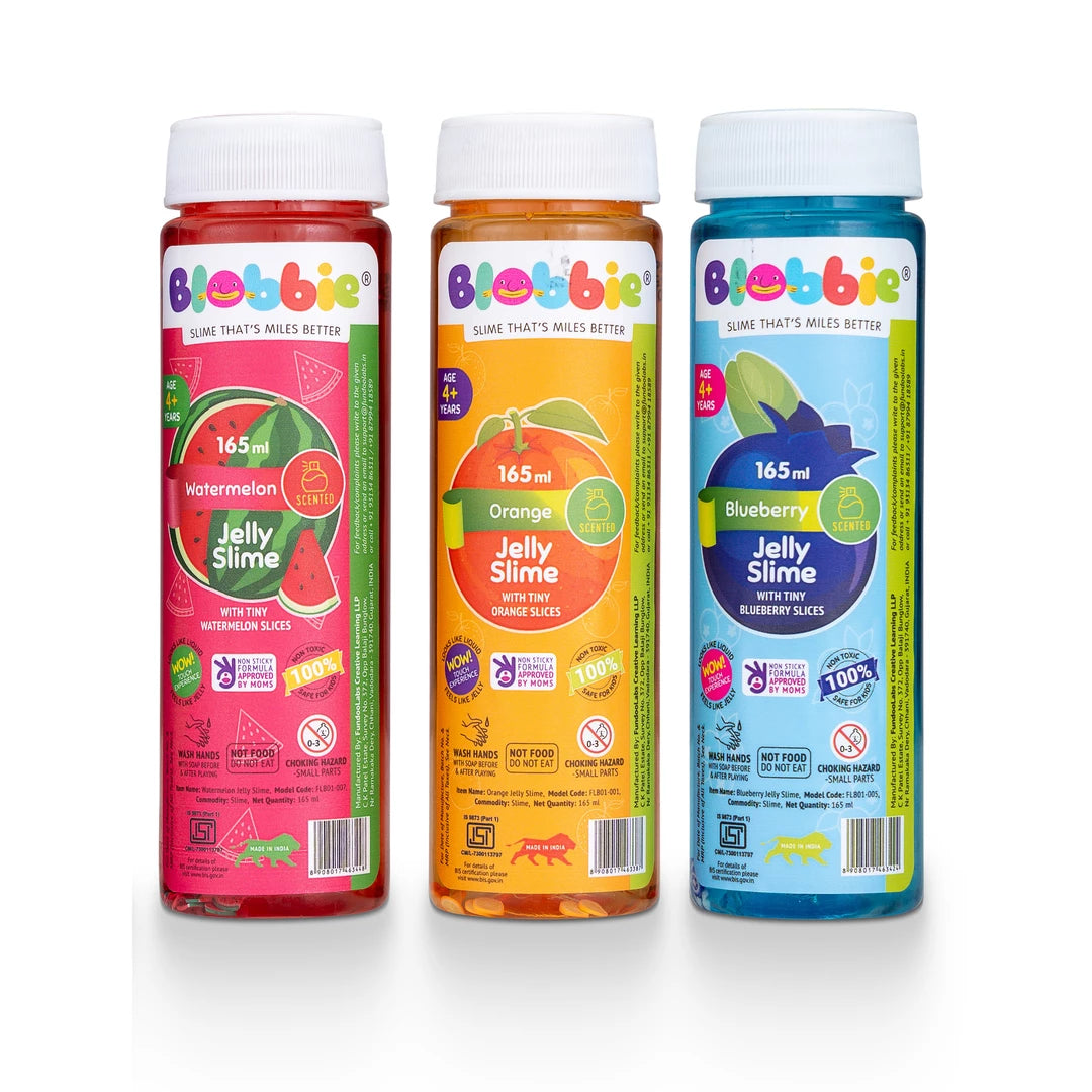 Blobbie® Fruit Jelly Slime (165 ml) – Fun, Fruity & Non-Sticky Play ...