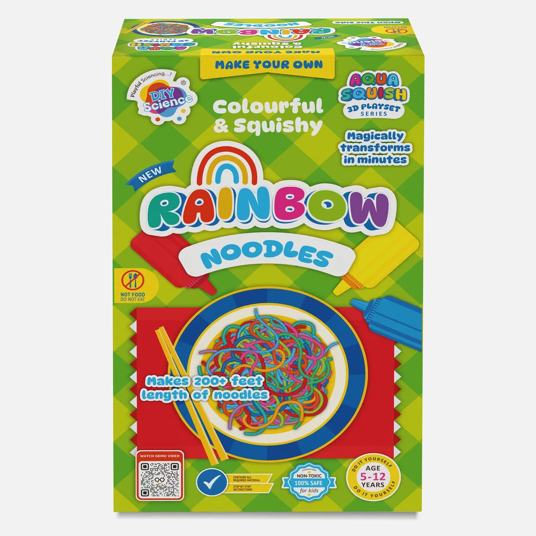 DIYScience® Rainbow Noodles Kit – Fun & Educational Playset – FundooLabs